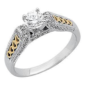 Vintage-Style Engagement Ring Base